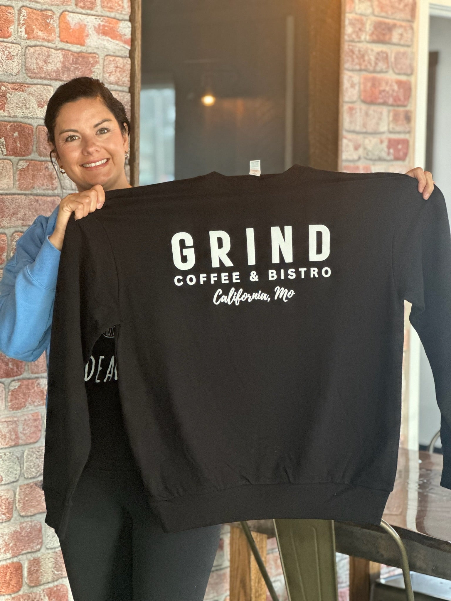 Black Grind Crew Neck | Grind